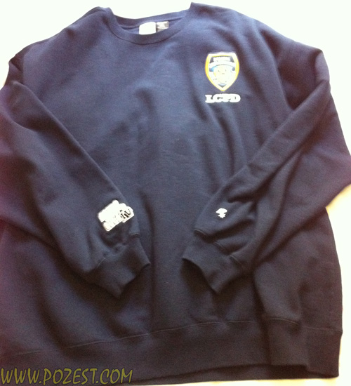 LIBERTY CITY POLICE DEPARTMENT SWEATER
